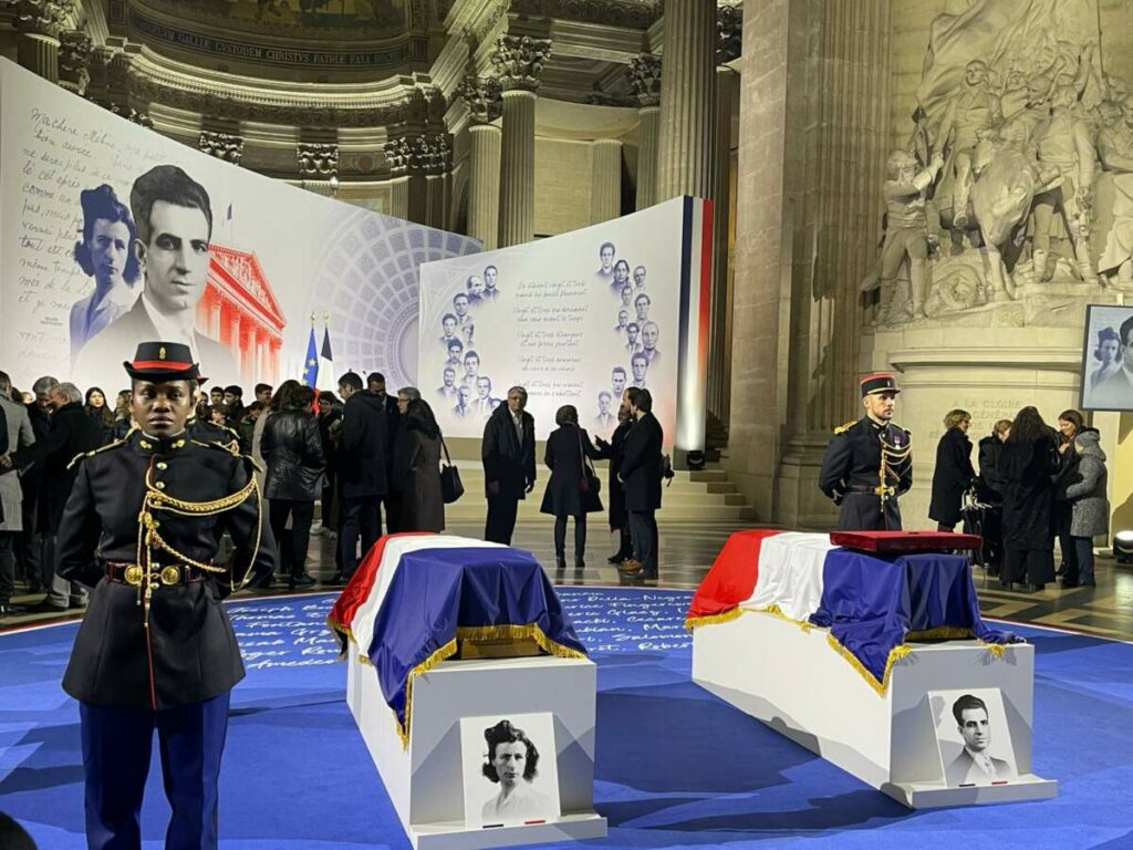 Entrée au panthéon de Missak Manouchian - Licra - Antiraciste depuis 1927 Entrée au panthéon de Missak Manouchian - Licra - Antiraciste depuis 1927